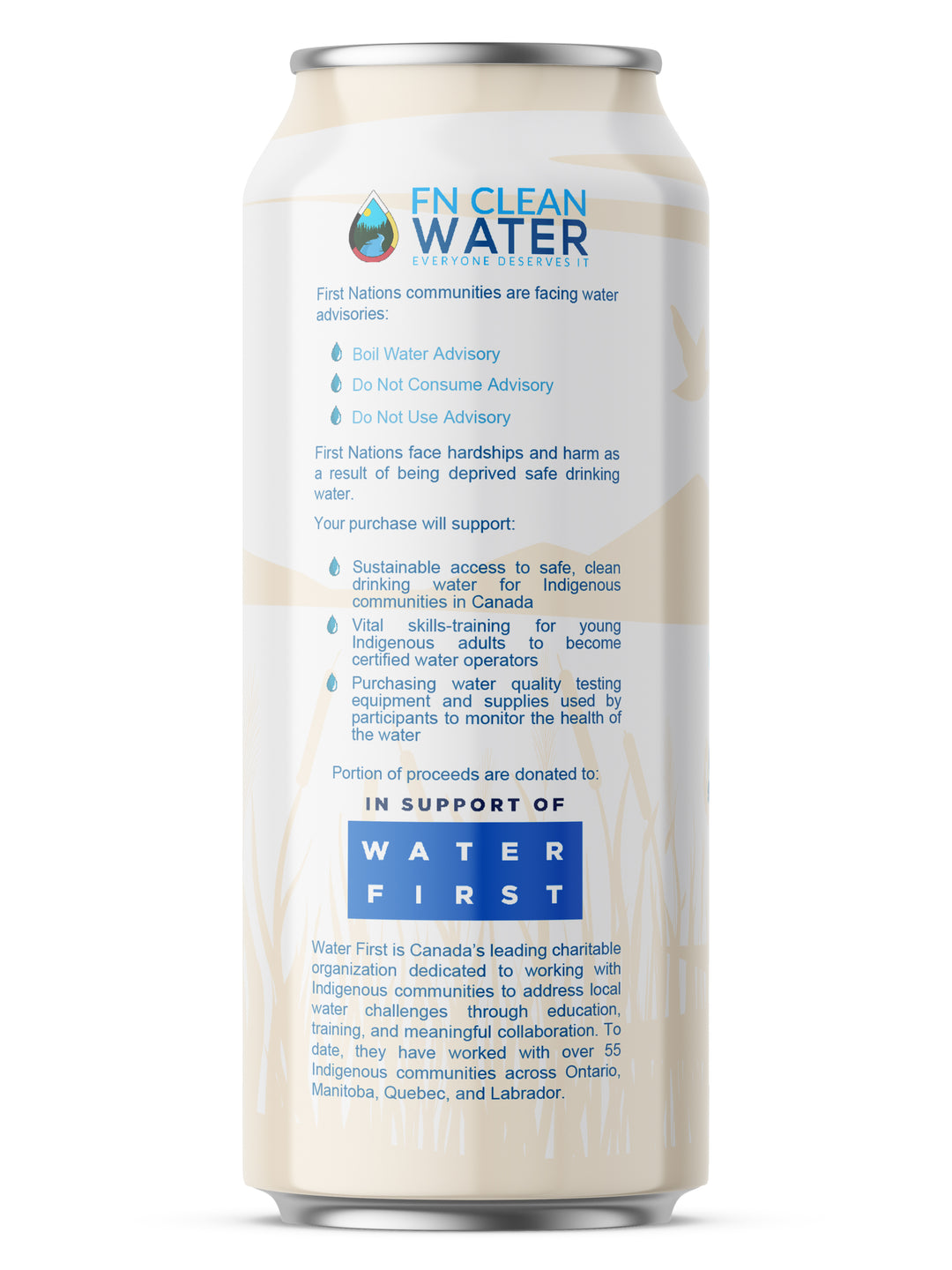 Sold Out - Sparkling Water / FN Clean Water 473ml Aluminum Cans / 24 C